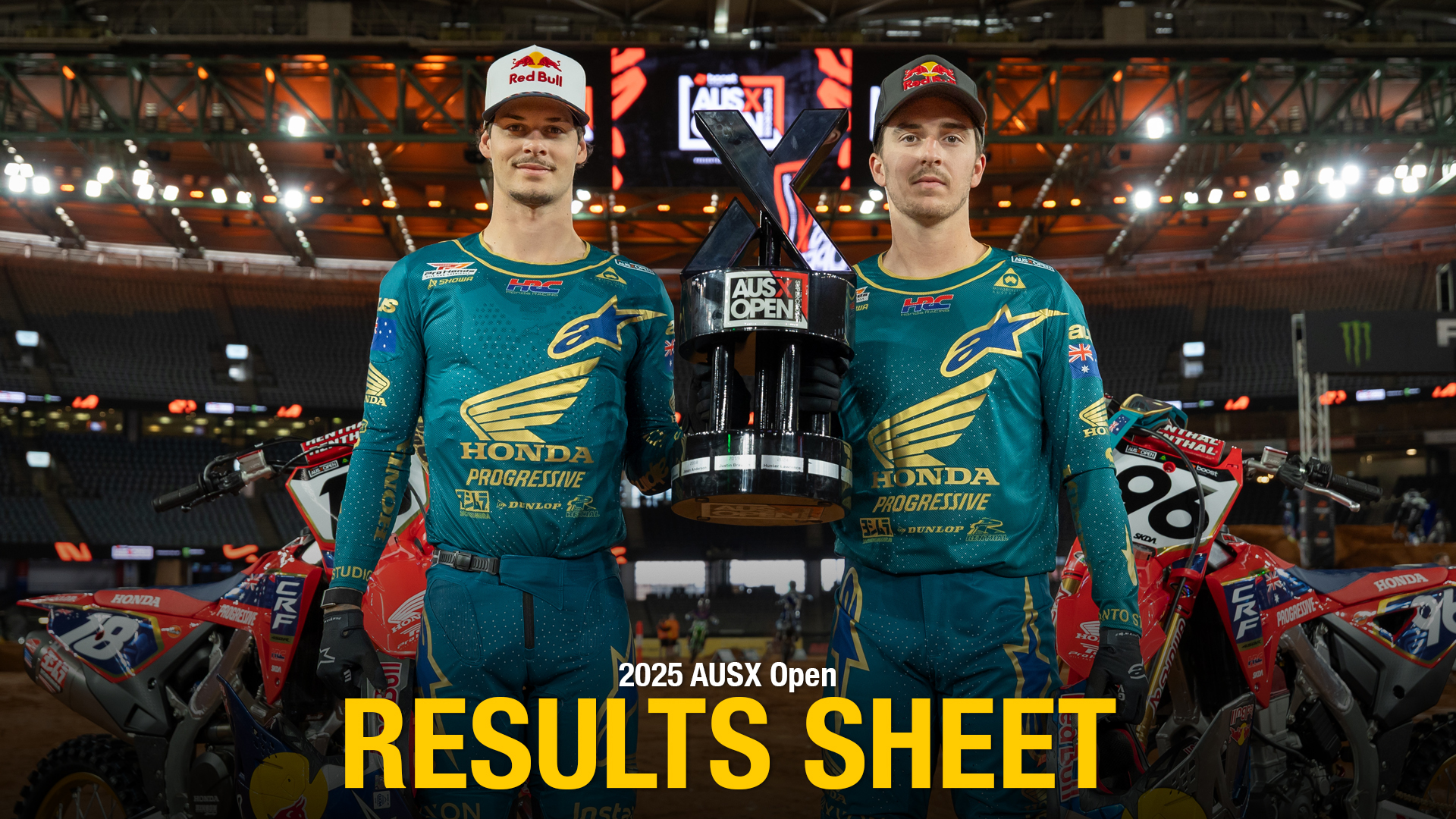 Results Sheet: 2025 AUSX Open (Melbourne) - Motocross Feature - Vital MX