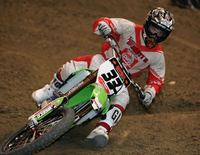 Lange Sweeps First Night at BooKoo Arenacross - Motocross Feature ...