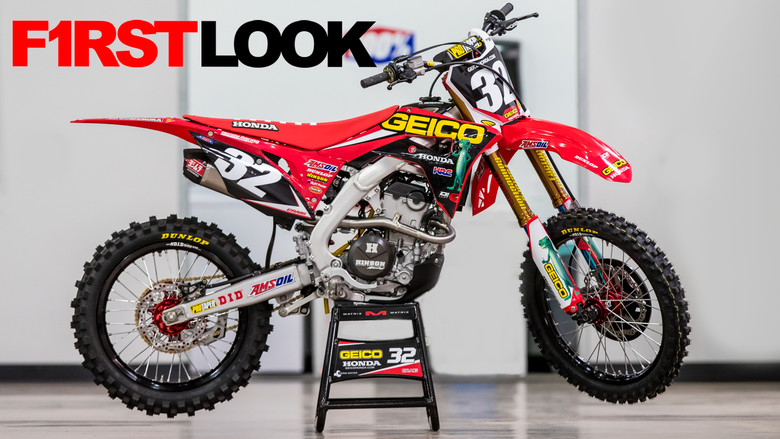 First Look: 2018 GEICO Honda CRF250R - Motocross Feature Stories - Vital MX