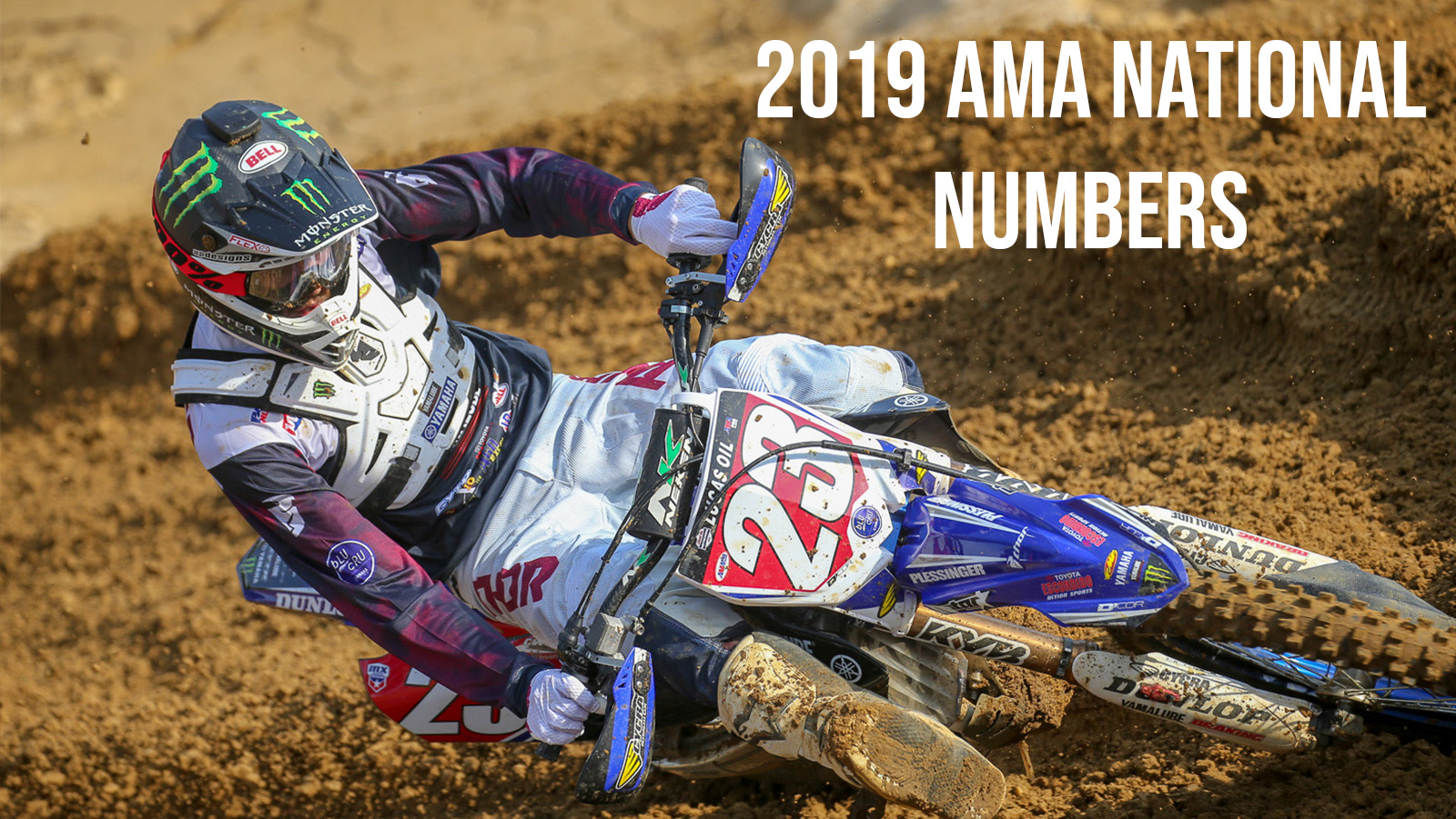 2019 AMA Motocross/Supercross National Rider Numbers - Motocross ...