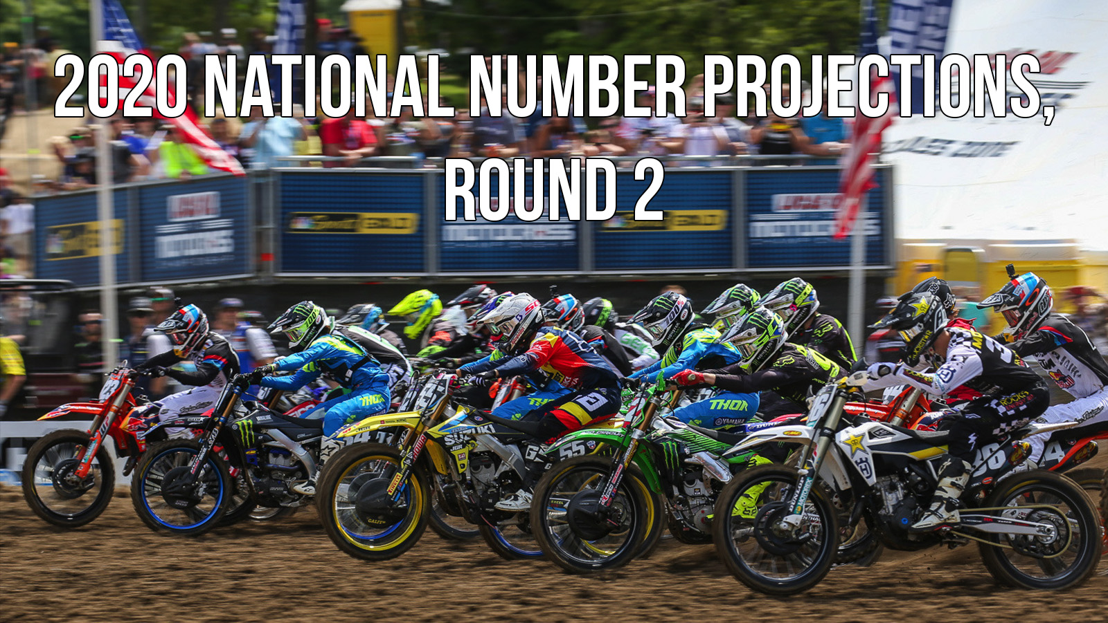 2020 AMA National Numbers Projections, Round 2 - Motocross Feature ...