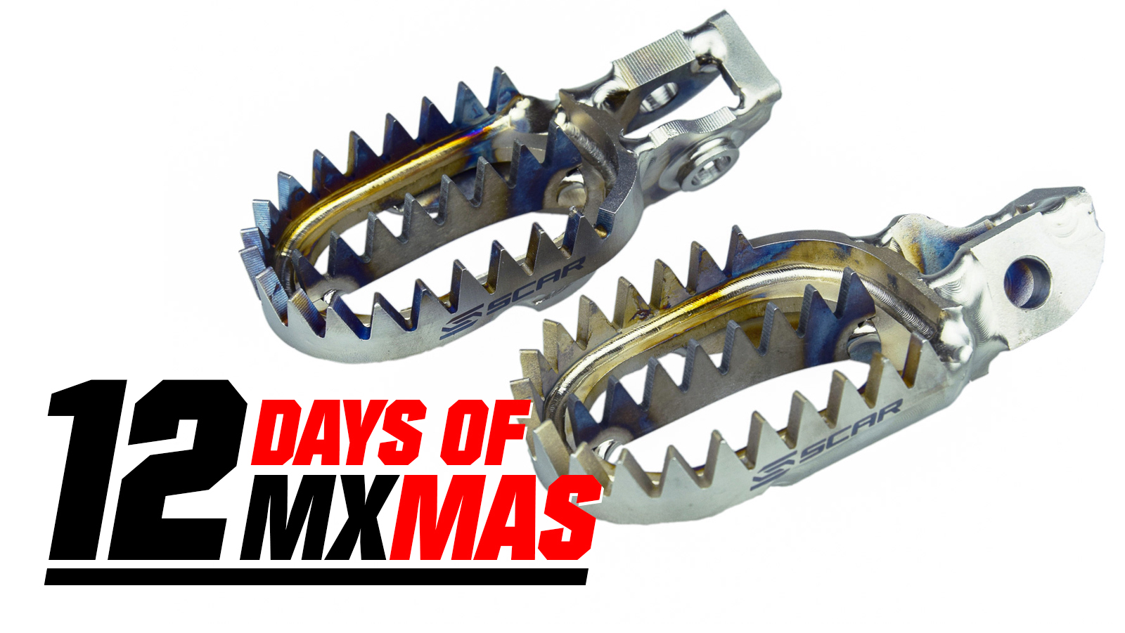 12 Days of MXmas: Scar Racing Titanium Gripper Footpegs - Motocross ...