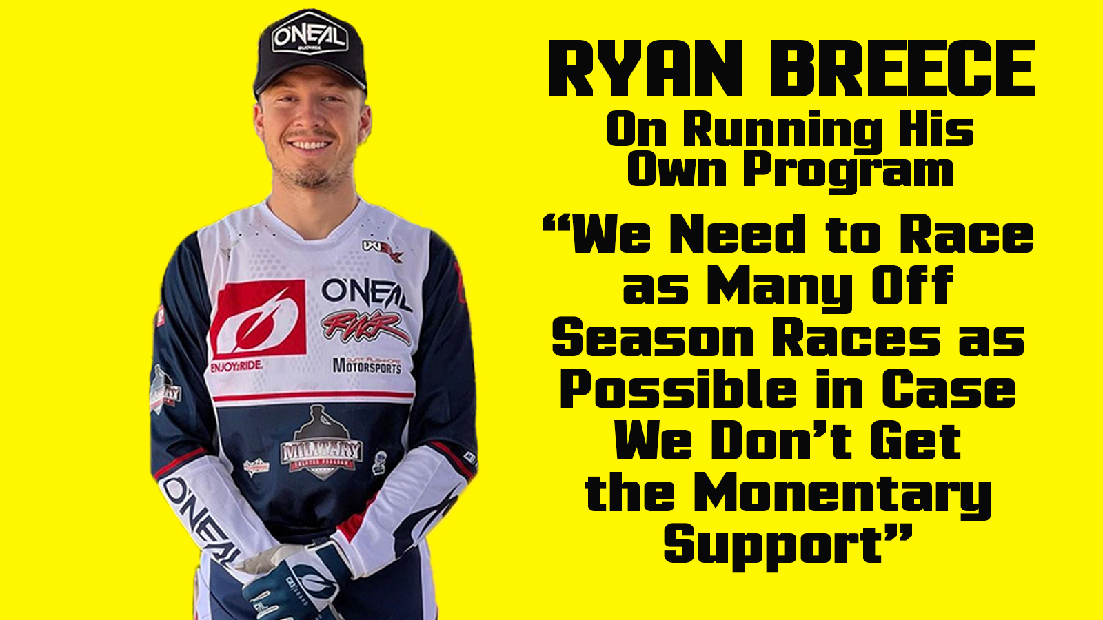 "We Need to Race as Many Off-Season Races as Possible" | Ryan Breece on ...