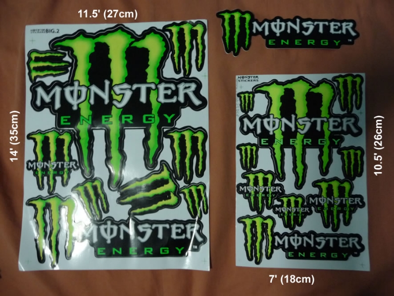 Monster stickers - For Sale/Bazaar - Motocross Forums / Message Boards ...