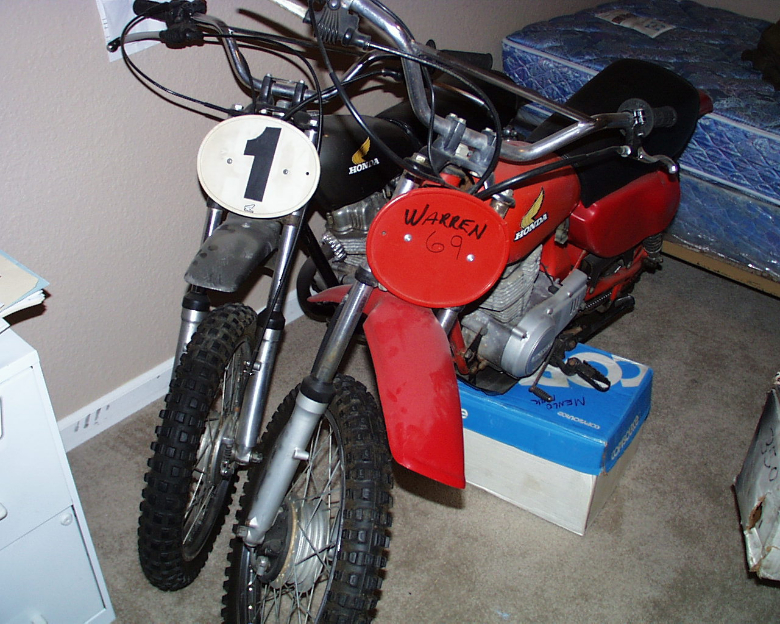 Just Finished... 75 Honda XR-75 - Old School Moto - Motocross Forums ...