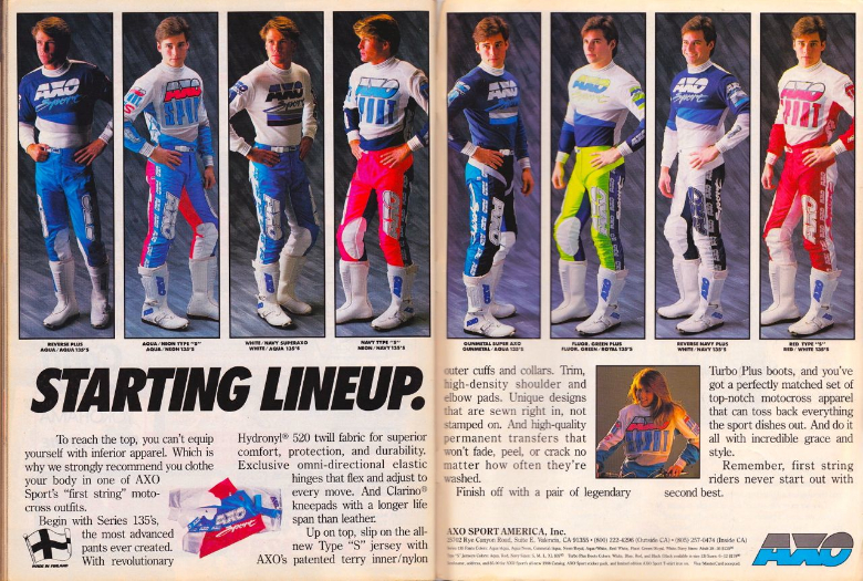 Here are some cool classic AXO Sport ads for your enjoyment - Moto ...