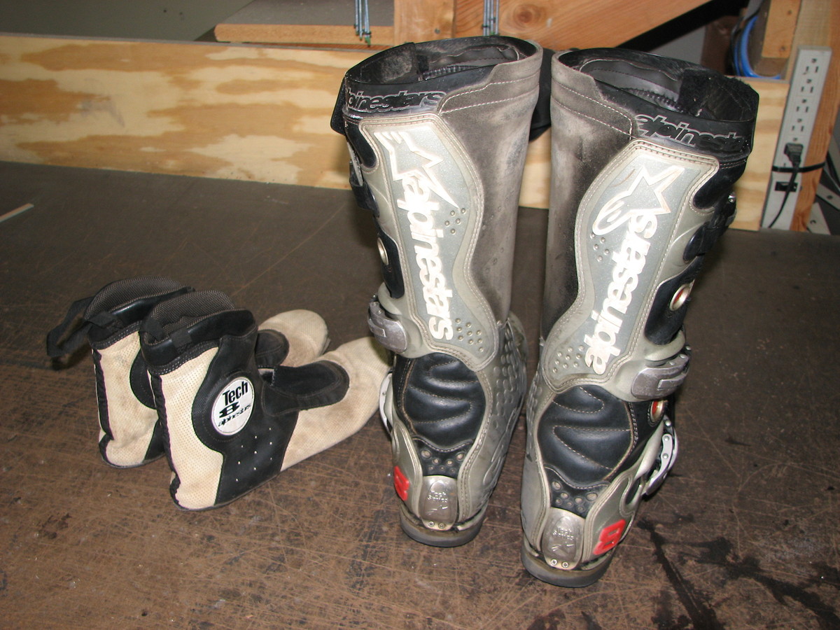 Alpinestars Tech 8 Size 13 $190 Free Ship - For Sale/Bazaar - Motocross ...