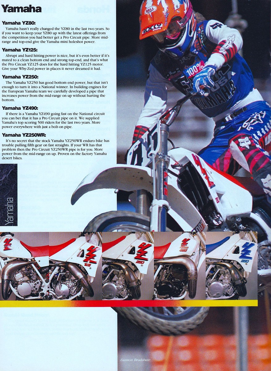 Here is a cool Pro Circuit ad from 1989 - Moto-Related - Motocross ...
