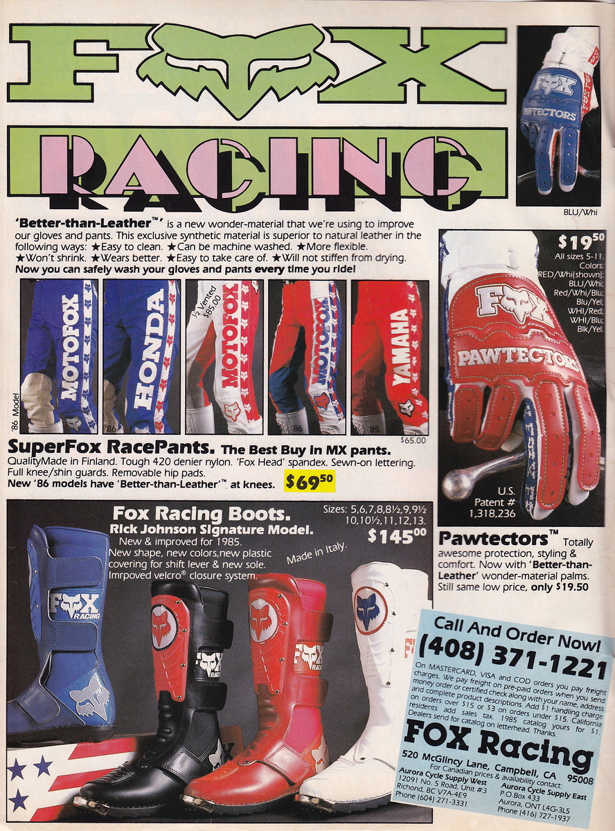 A few cool MX ads from early 80's - Moto-Related - Motocross Forums ...