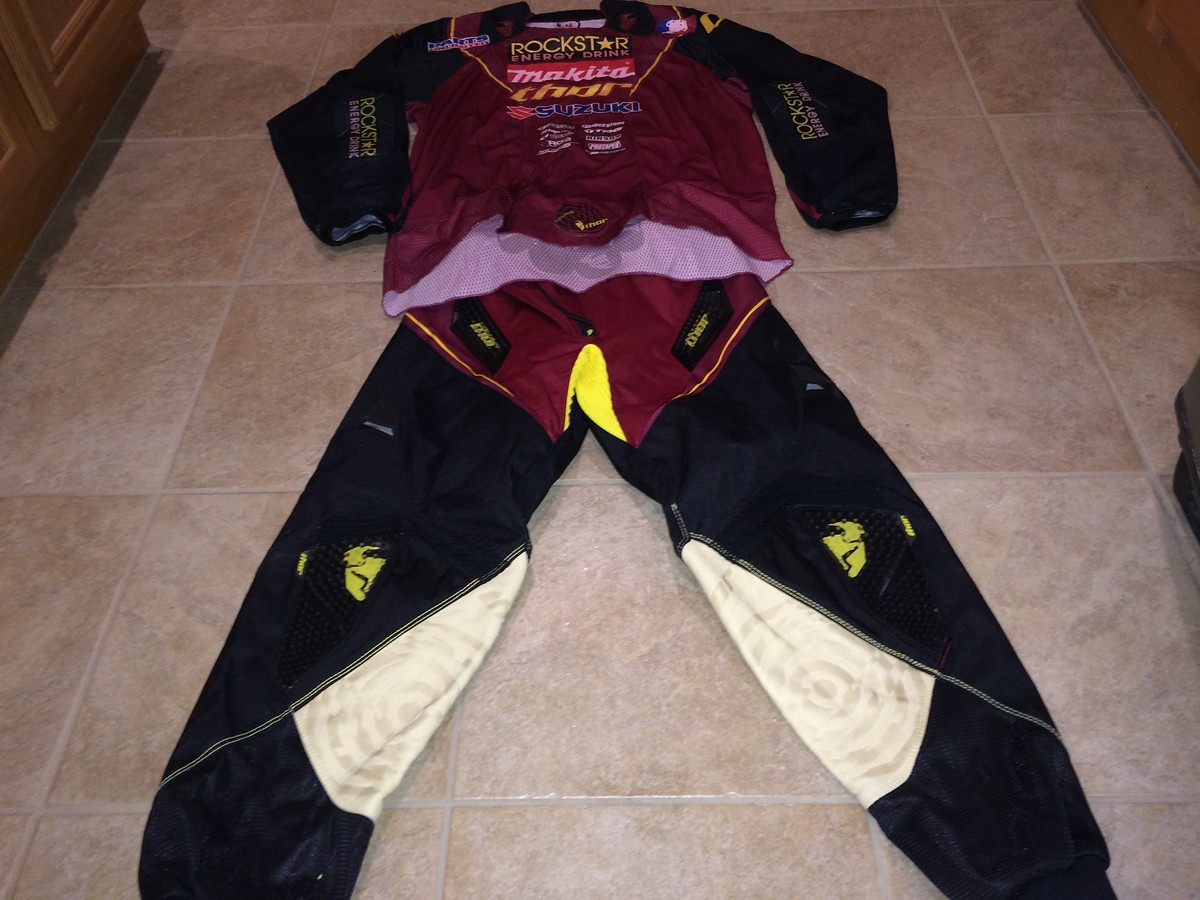 last time i'll try: even lower CHAD REED race worn gear set signed ...