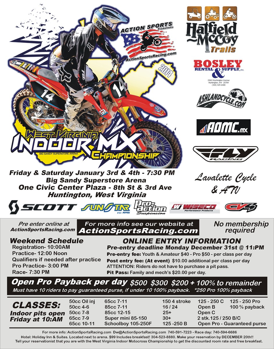 2014 West Virginia Indoor Motocross Championship - Moto-Related ...