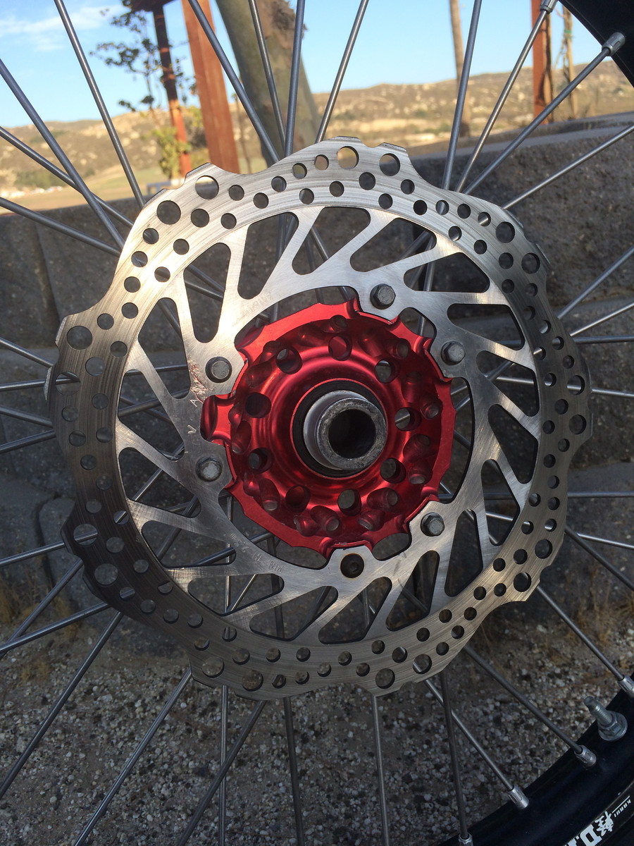Honda CRF Complete Front Wheel - DID Dirt Star LT-X Rim/Talon Carbon ...