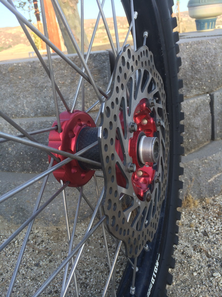 Honda CRF Complete Front Wheel - DID Dirt Star LT-X Rim/Talon Carbon ...