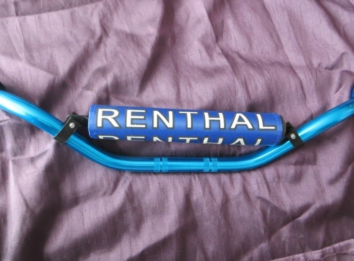Vintage purple&yellow renthal bar pad - Old School Moto - Motocross ...