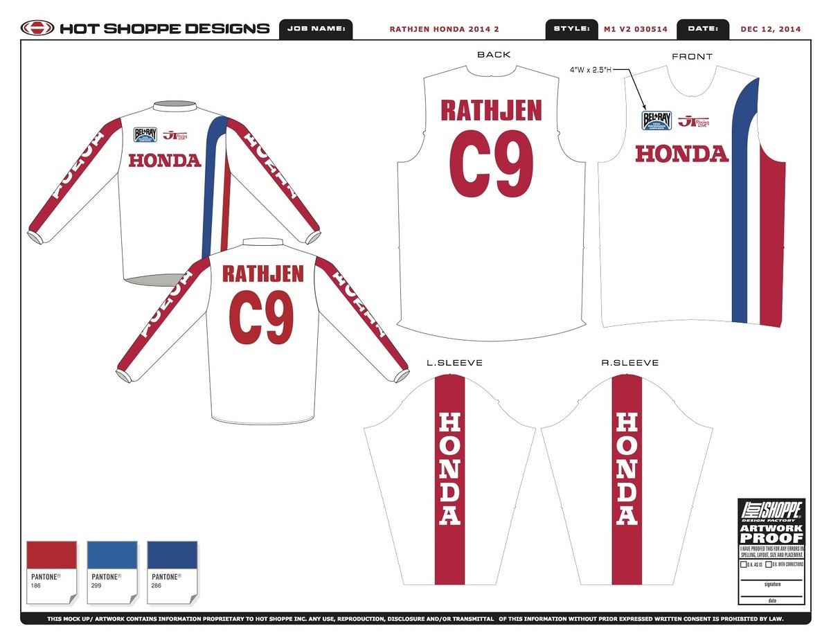 Any interest in this repro of a very rare Honda jersey? - Old School ...