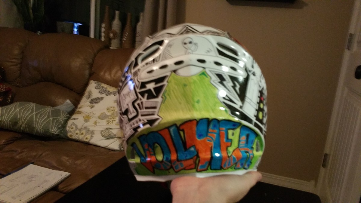 sharpie custom helmet - Moto-Related - Motocross Forums / Message ...