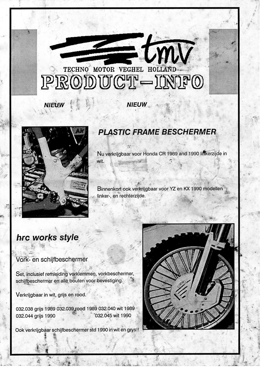 HRC TMV Fork guards - Old School Moto - Motocross Forums / Message ...