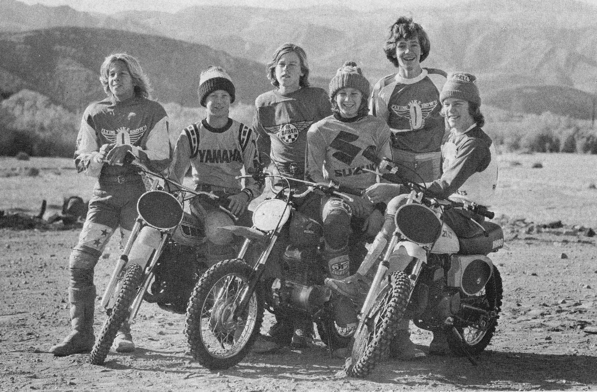 Here is a cool pic of tomorrow's stars from the golden age of Moto ...