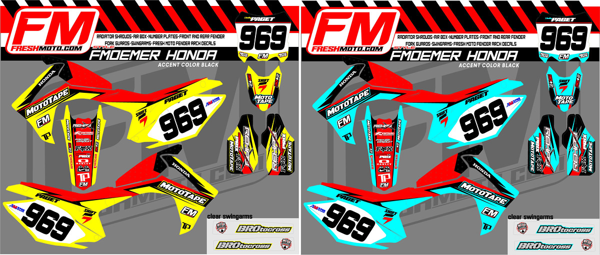 The new FLO Yellow Graphics on my CRF.. - Moto-Related - Motocross ...