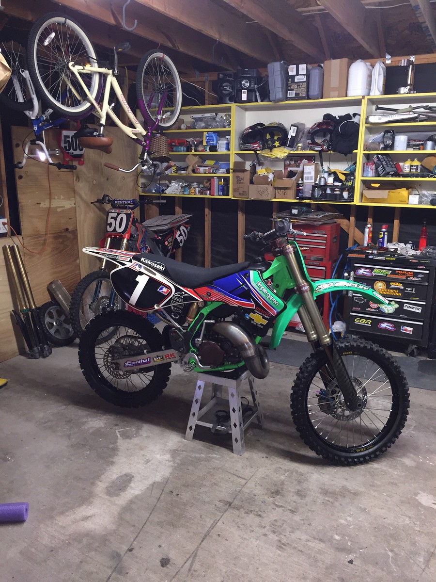 2002 Kx 125 Pro Circuit Simple Green (re vamp) - Bike Builds ...