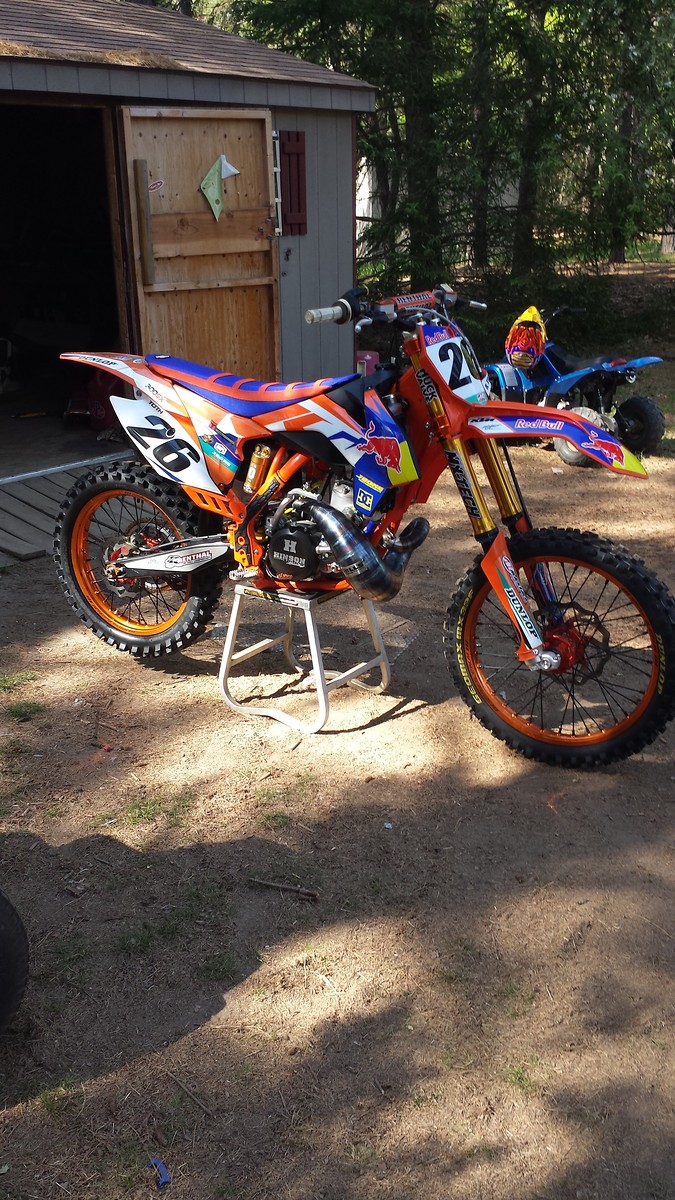 Ohlins rfx forks with mx tech huckvalves - For Sale/Bazaar - Motocross ...