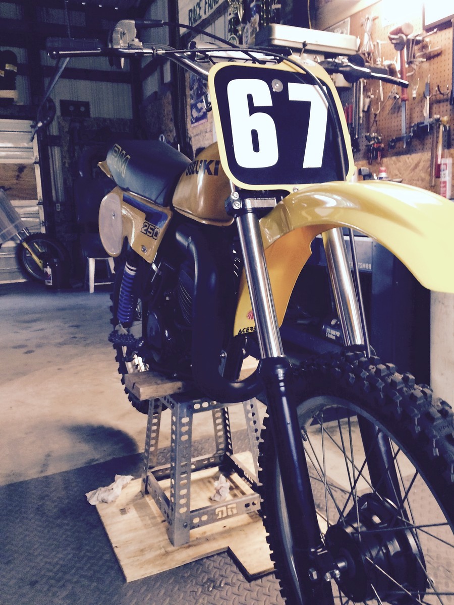 79 RM250 Retro project finial upgrades - Old School Moto - Motocross ...