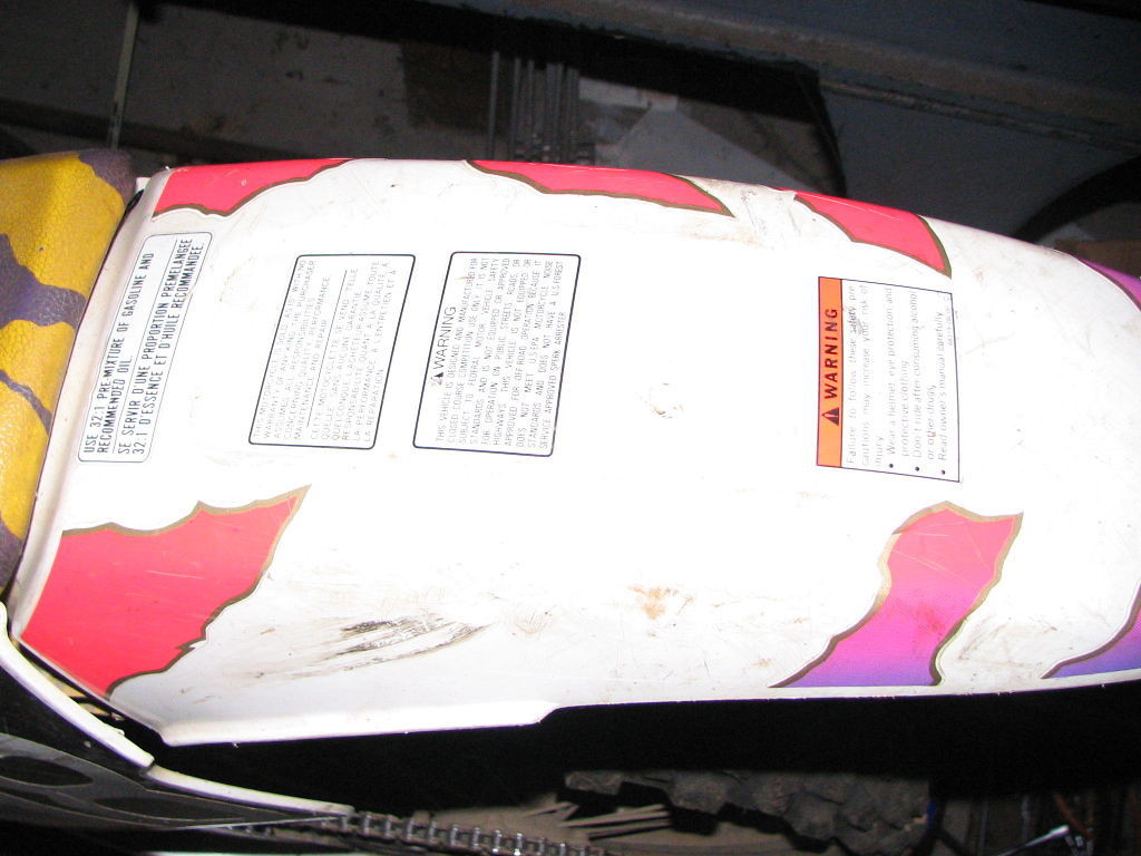 Suzuki RM-125, warning labels - Old School Moto - Motocross Forums ...