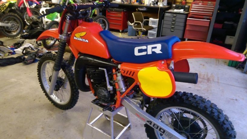 God's Chariot - 1983 Honda CR480... - Old School Moto - Motocross ...