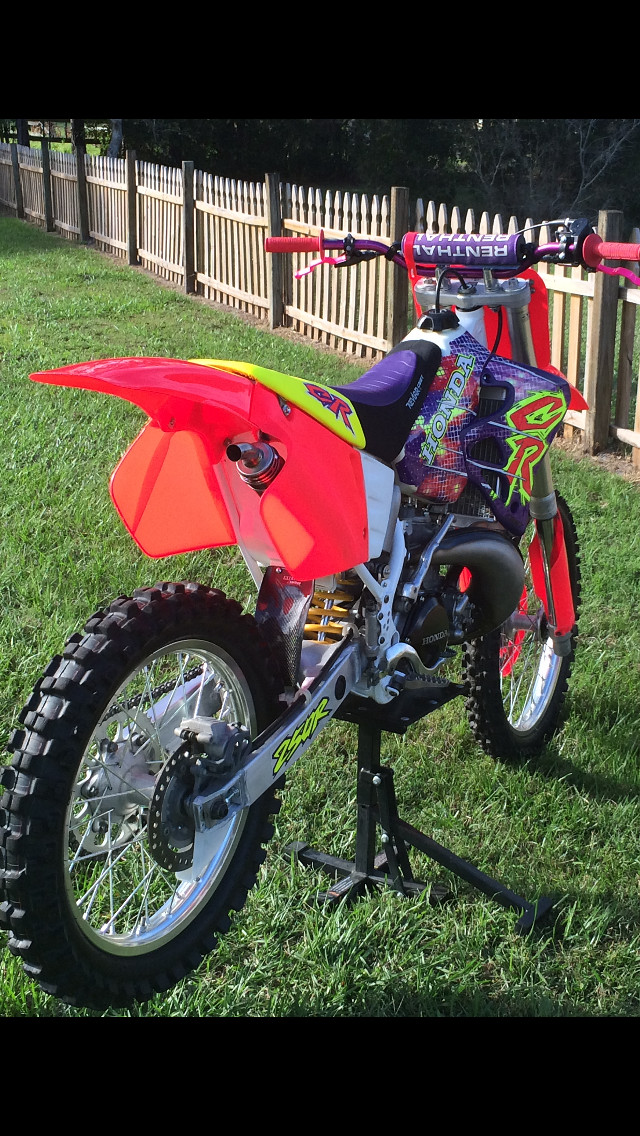1995 Honda cr250r build is complete. - Old School Moto - Motocross ...