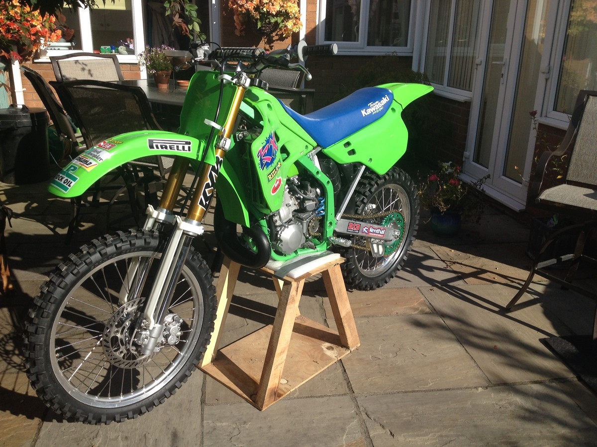 1990 KX250 restoration - Labour of love - Old School Moto - Motocross ...