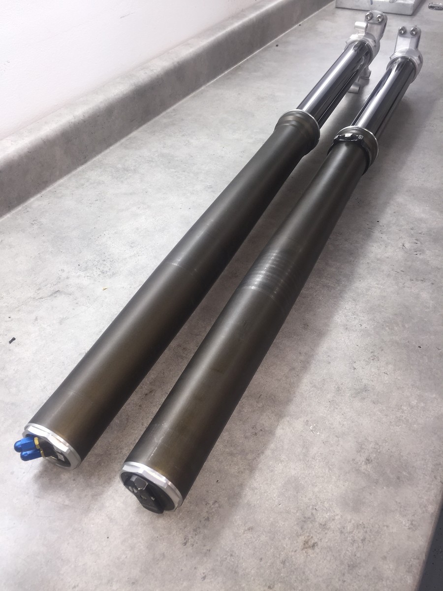 Showa SFF 49mm DLC coated forks - For Sale/Bazaar - Motocross Forums ...