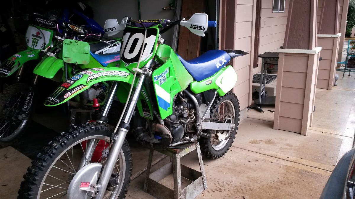 07 kx250f plastics on 87 kx250... - Moto-Related - Motocross Forums ...