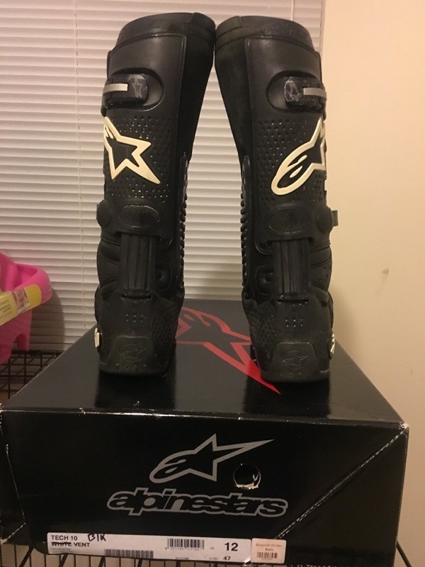 Alpinestar Tech 10 size 12 - For Sale/Bazaar - Motocross Forums ...