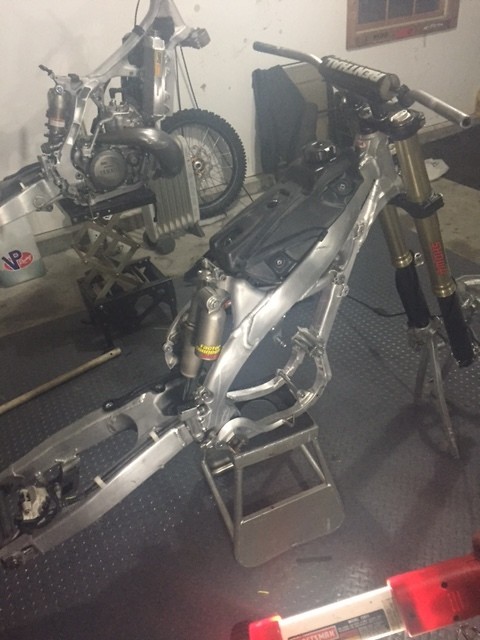 2009 KX250F Chassis. Aluminum Frame & suspension. AF Conversion? - For ...