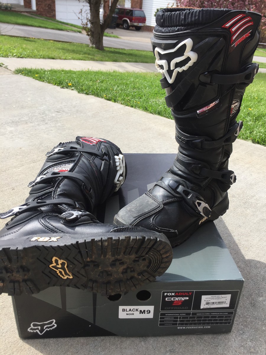 Fox Comp 5 Boots Size 9 - For Sale/Bazaar - Motocross Forums / Message ...