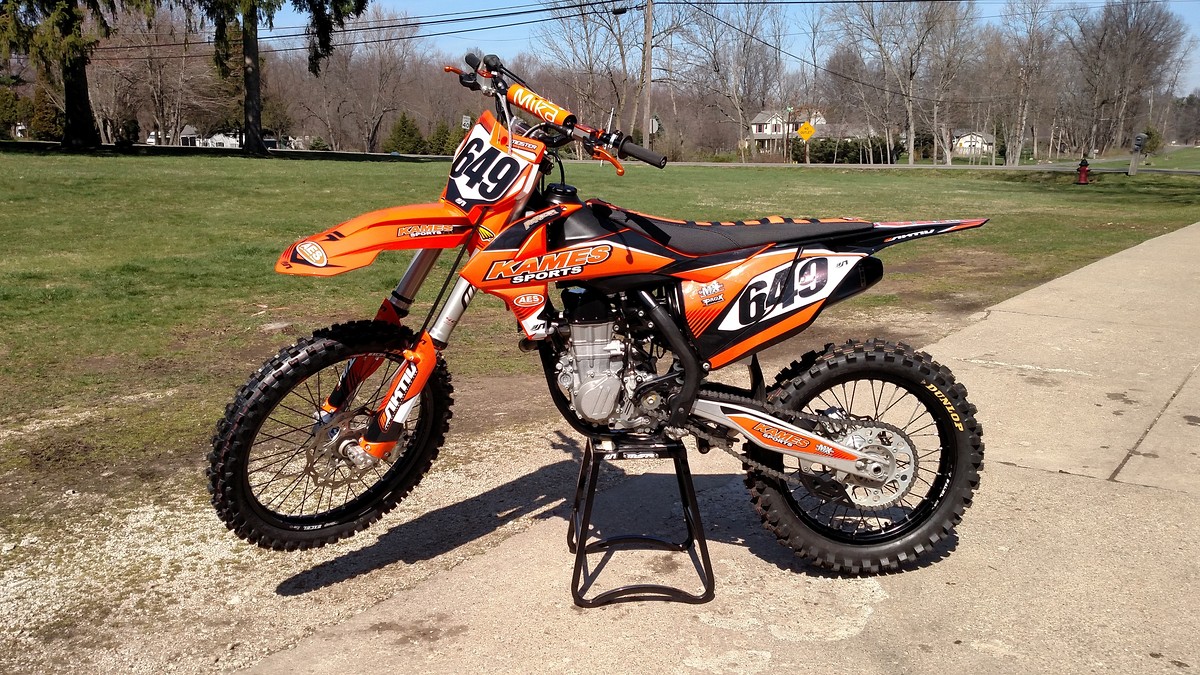 16 KTM 450 stock suspension question - Tech Help/Race Shop - Motocross ...