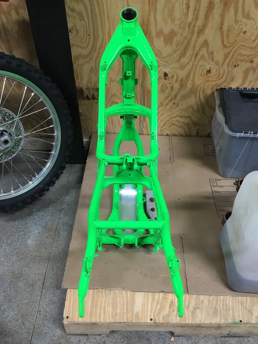 1998 kx 250 frame flo green with WP and skid plate - For Sale/Bazaar ...
