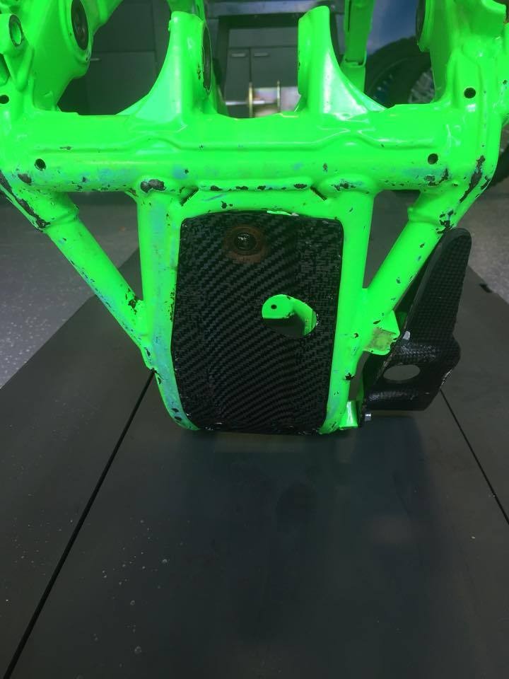 FACTORY SR KX250 99-02 FRAME WITH CARBON GUARDS - For Sale/Bazaar ...