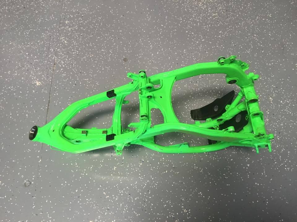 FACTORY SR KX250 99-02 FRAME WITH CARBON GUARDS - For Sale/Bazaar ...