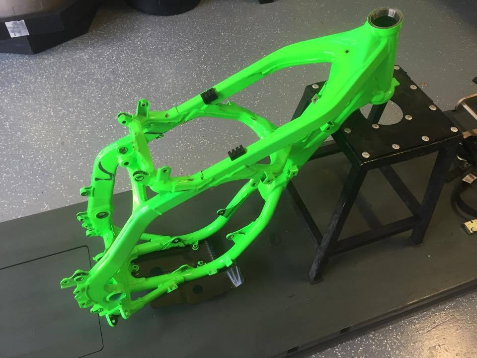 FACTORY SR KX250 99-02 FRAME WITH CARBON GUARDS - For Sale/Bazaar ...