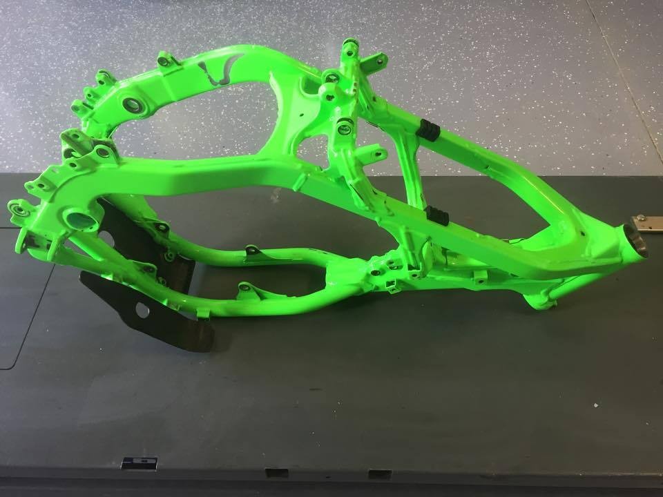 FACTORY SR KX250 99-02 FRAME WITH CARBON GUARDS - For Sale/Bazaar ...