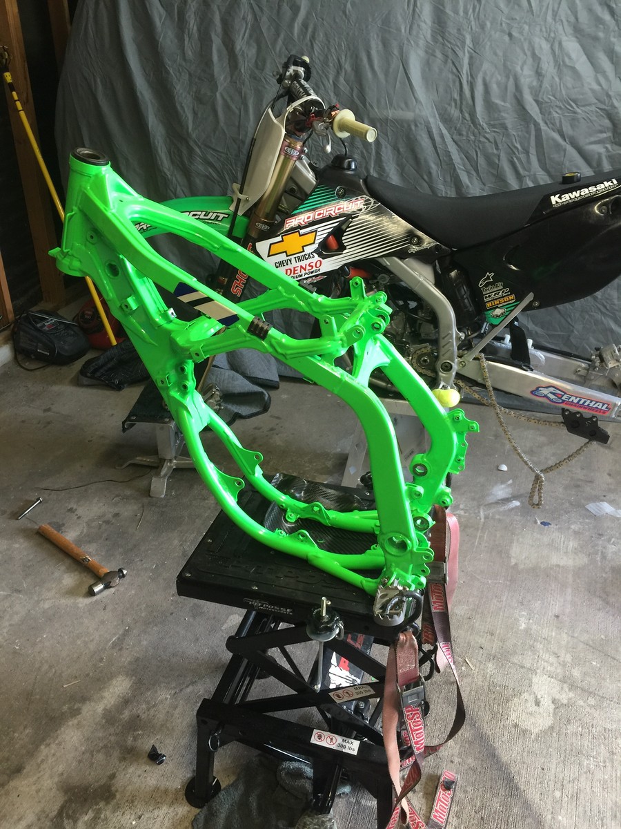 1999 kx125 pro circuit factory frame - For Sale/Bazaar - Motocross Forums / Message Boards ...