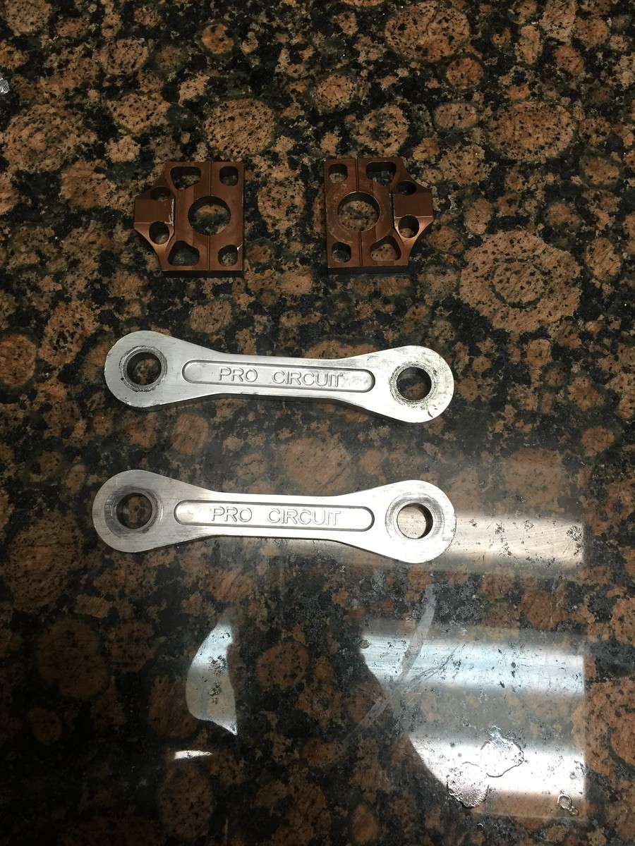 1996-2002 kx 125/250 PC clamps, axle blocks, dog bones - For Sale ...