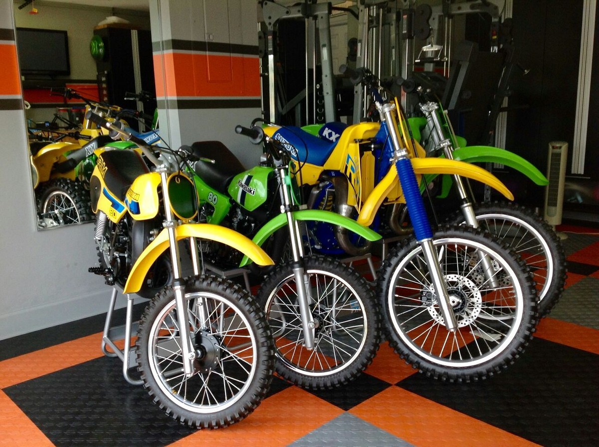 1980 Set of all japanese mini bikes restoration - Old School Moto ...