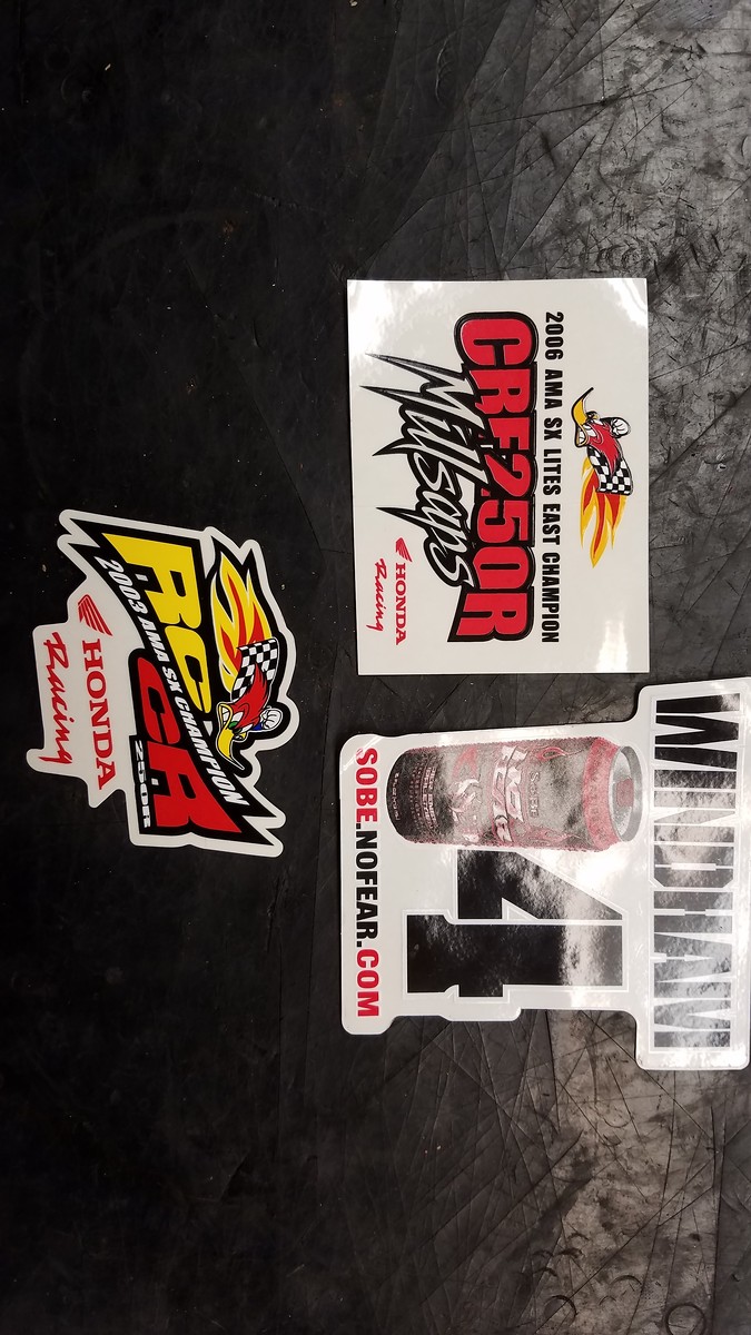 Early 2000's Honda Rider/Team stickers - For Sale/Bazaar - Motocross ...