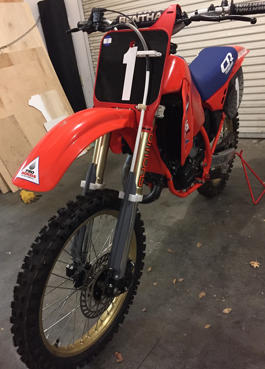 '87 CR125 Dymond Replica Finished Build - Old School Moto - Motocross ...