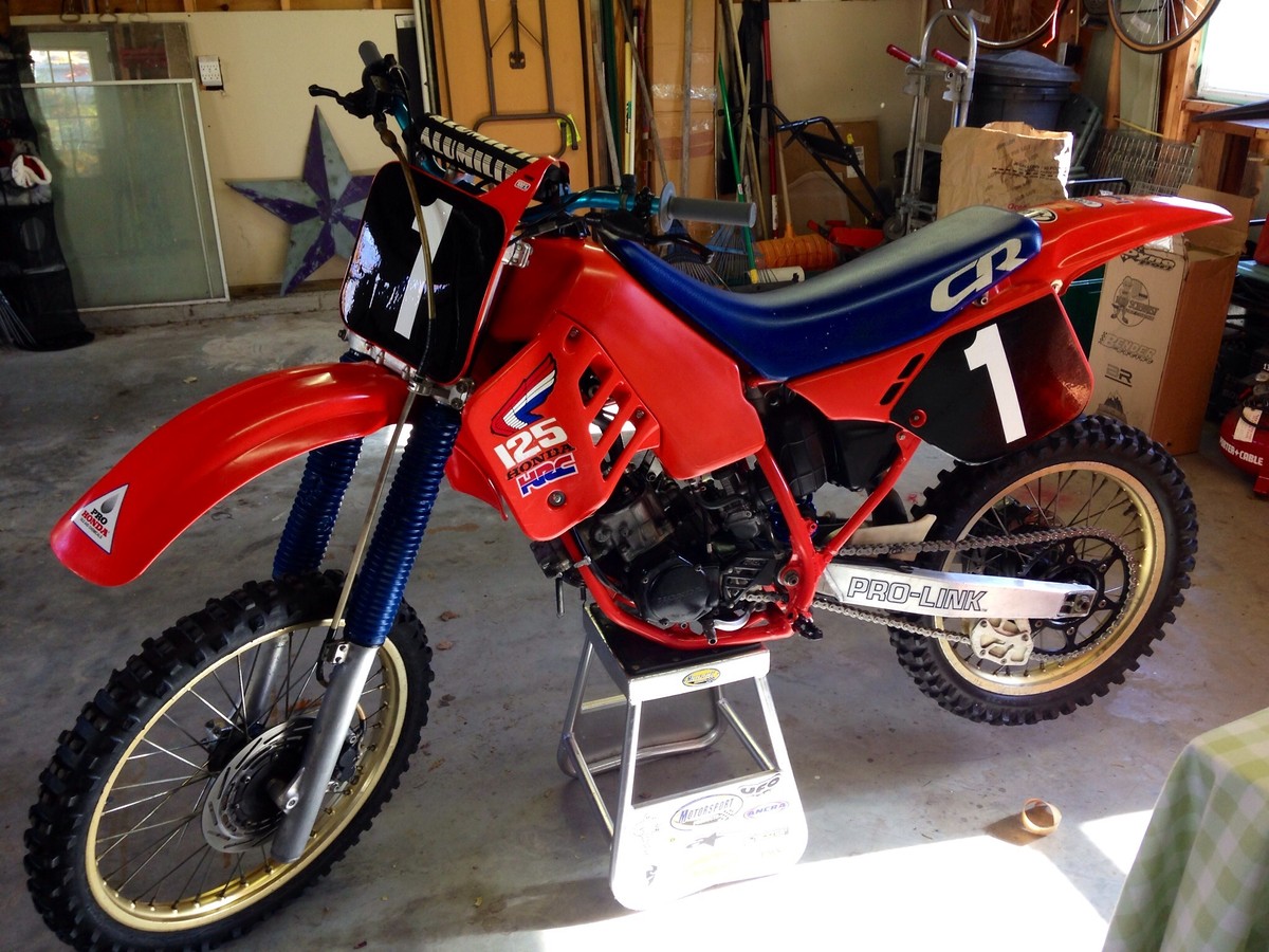 '87 CR125 Dymond Replica Finished Build - Old School Moto - Motocross ...