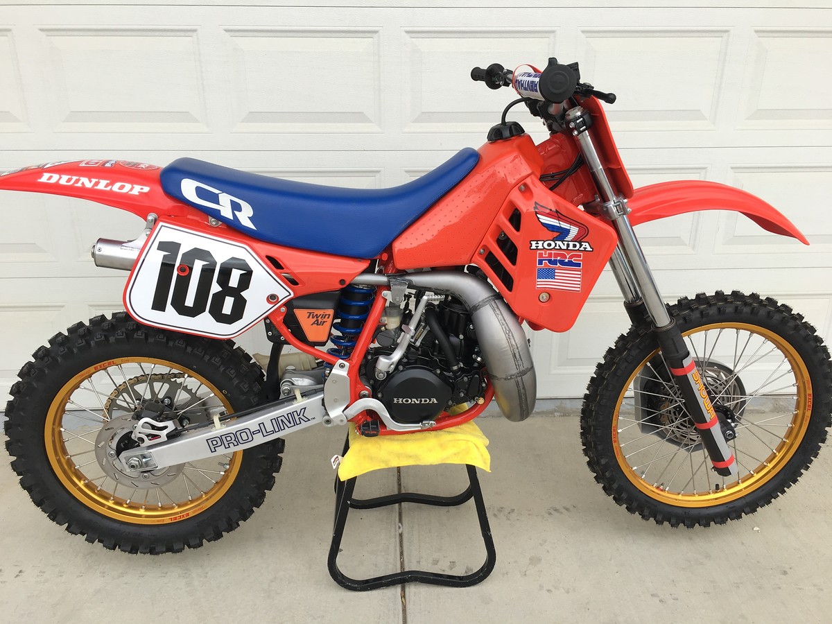 '87 CR250 racer build- FINALLY DONE! - Old School Moto - Motocross ...
