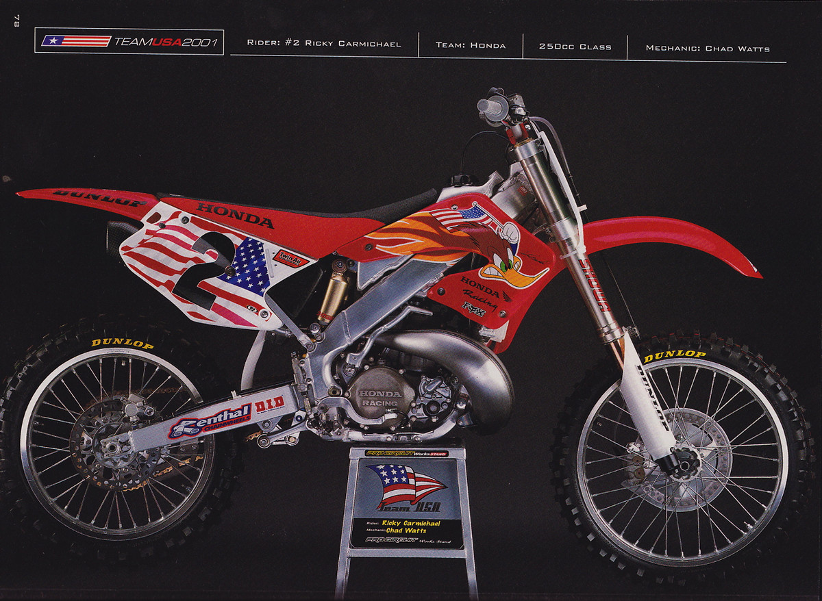 CR250 Ricky Carmichael 2001 MXoN replica build (FINISHED ! Found the ...