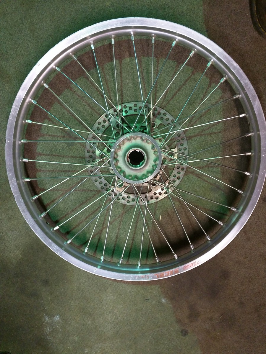 YZ front wheel with oem rotor - For Sale/Bazaar - Motocross Forums ...